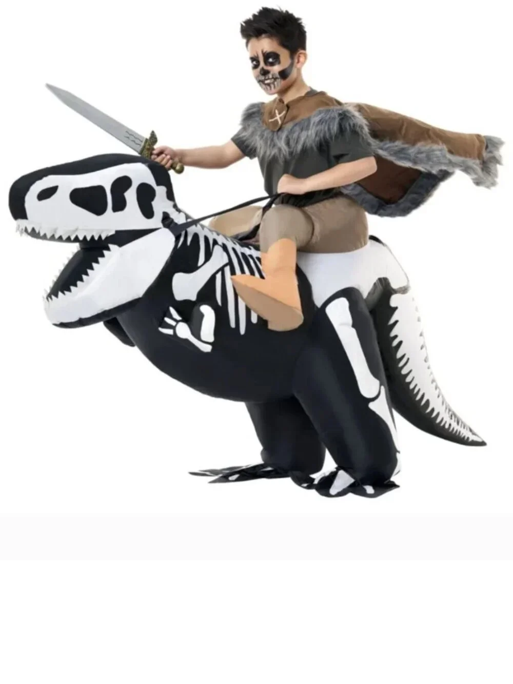 Morph Costumes | Costumes | Skeleton Trex Inflatable Halloween Costume ...